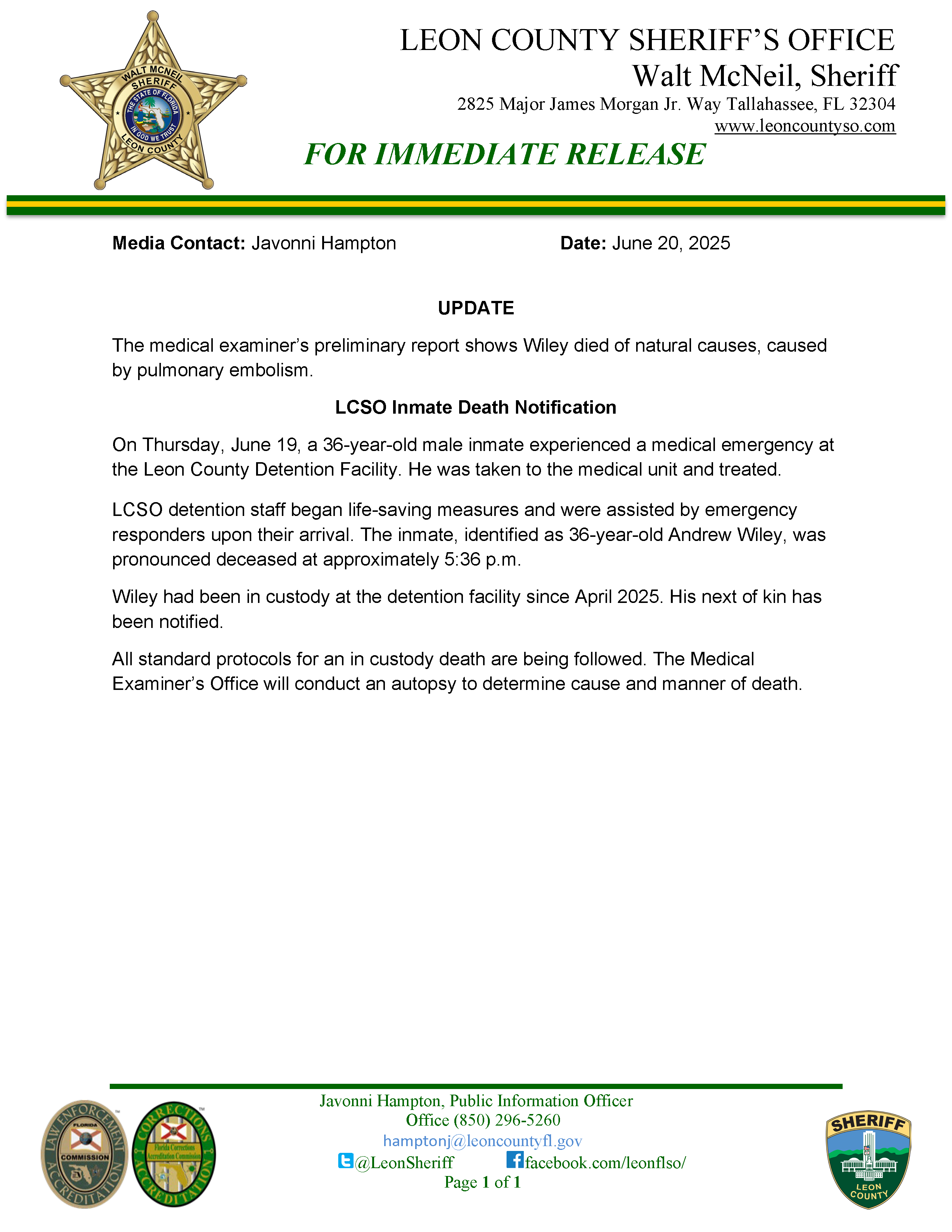 Home [leoncountyso.com]