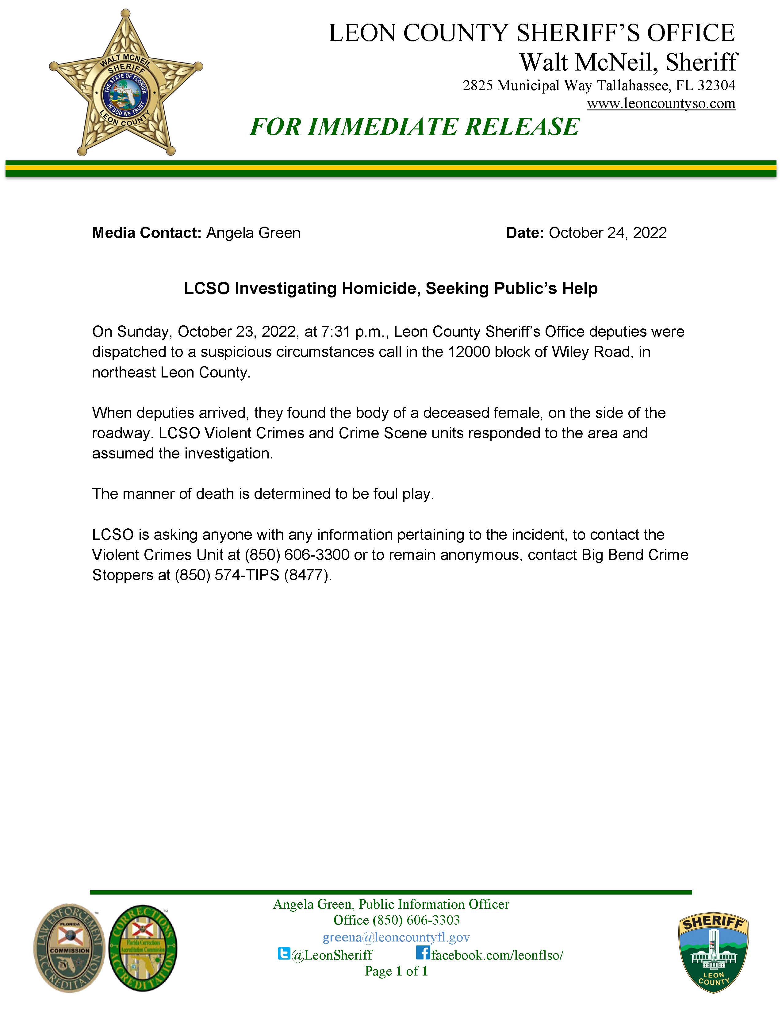 Home [leoncountyso.com]